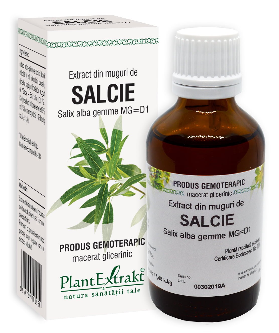 Extract din muguri de SALCIE – Salix alba MG=D1 – Lexicon de Gemoterapie